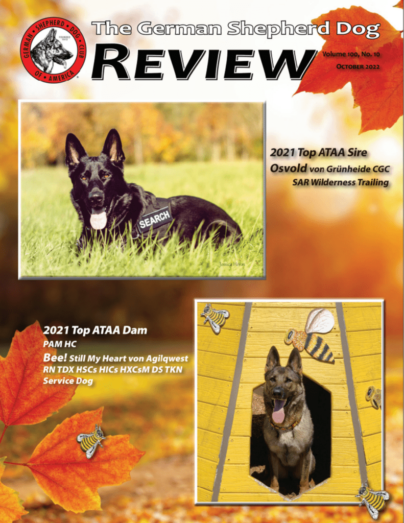 Magazine Online - The German Shepherd Dog Club of America