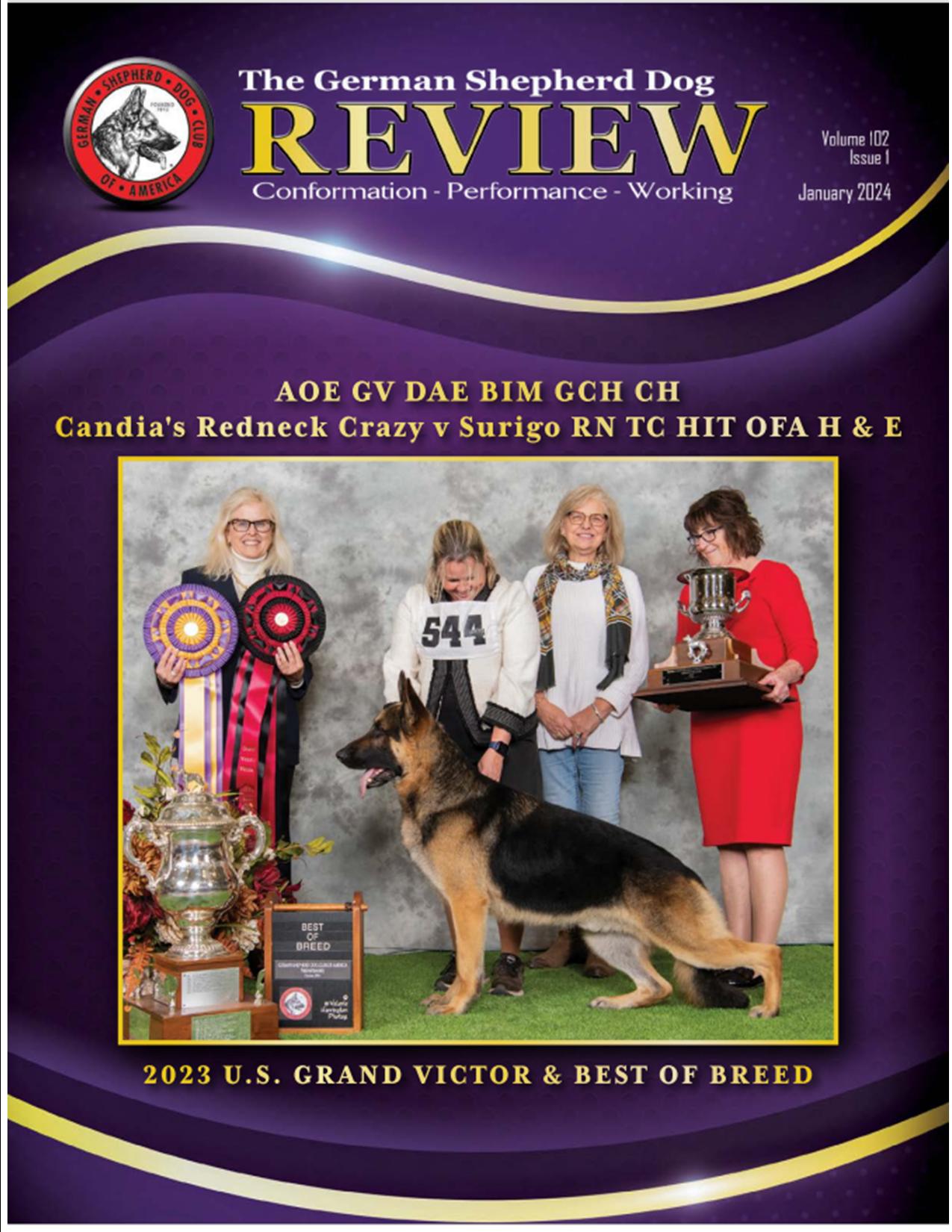 Magazine Online - The German Shepherd Dog Club of America