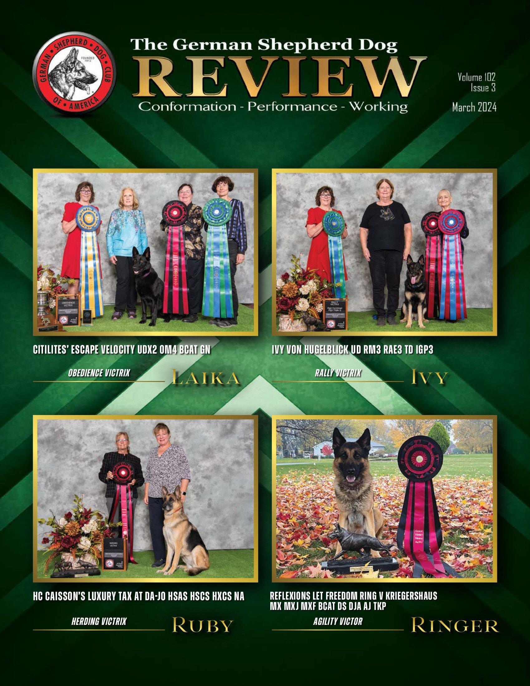 Magazine Online - The German Shepherd Dog Club of America