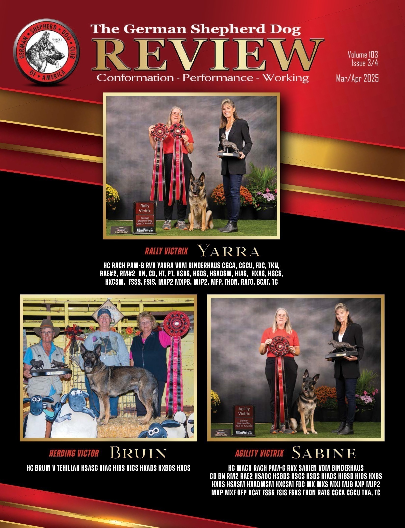 Magazine Online - The German Shepherd Dog Club of America